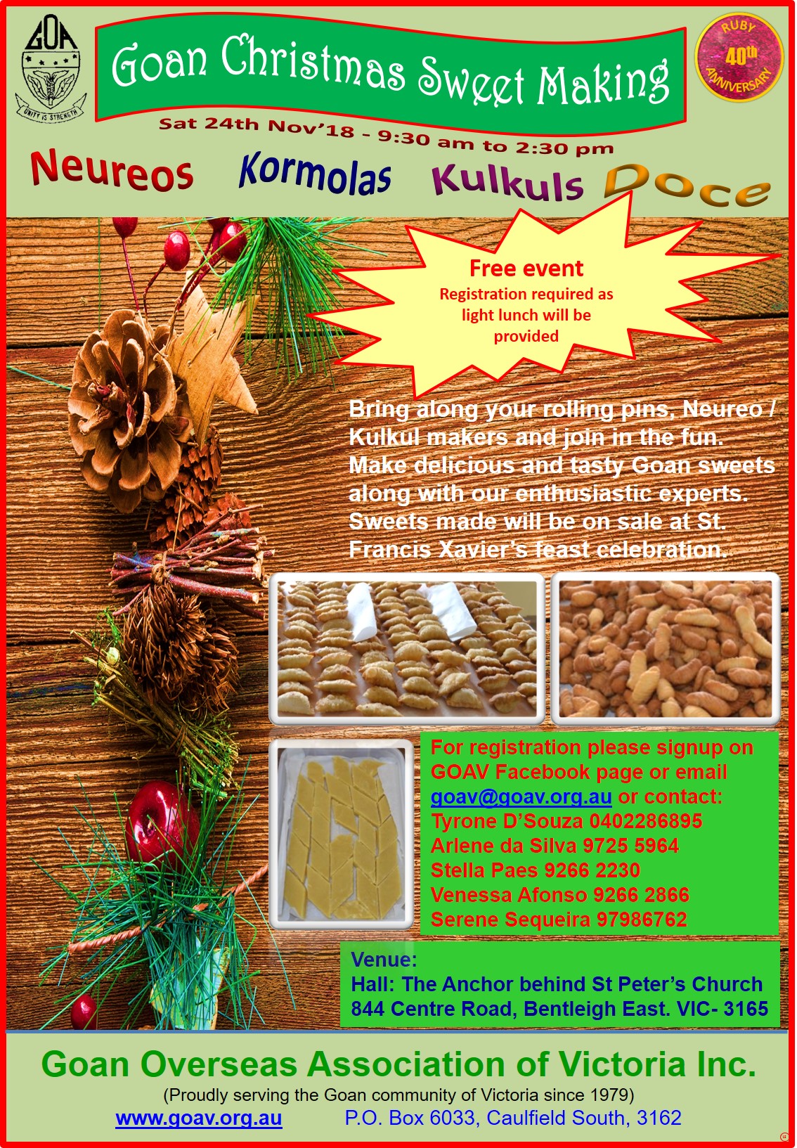 GOA Vic - The Official Site for Goans in Melbourne Victoria AU